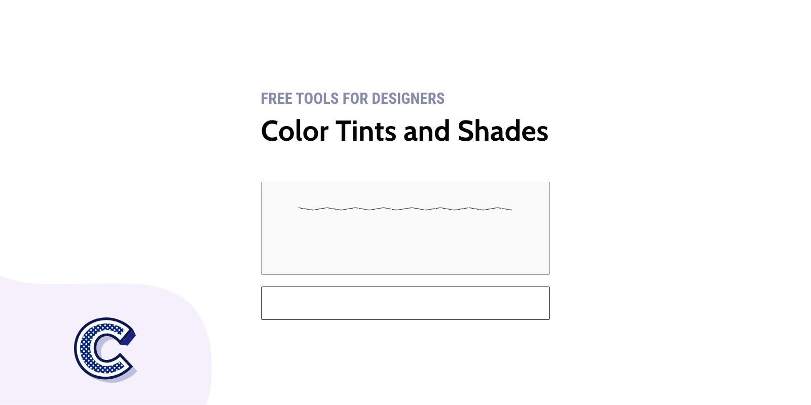 Colorpoint - Free Tools for Designers - Color tints and shades